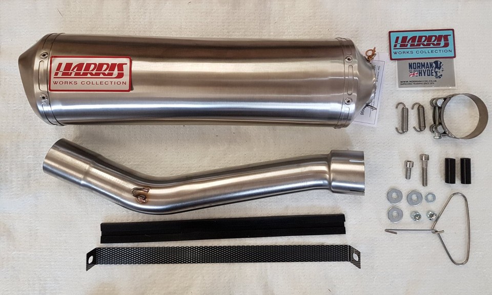 YAMAHA YZF-R1 EXHAUST HARRIS WORKS SLIP ON ROAD LEGAL 1998-2001 | eBay