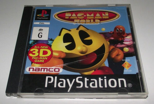 Pac-man World Ps1 PAL Complete Black Label Sony PlayStation 1 Namco ...