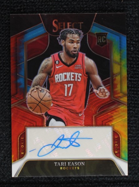 2022-23 Panini Select - Rookie Signatures Tie-Dye Prizm #RS-TES Tari ...