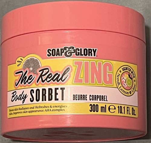 Soap & Glory The Real Zing Body Sorbet Lemon, Lime & Neroli Vegan Cream ...