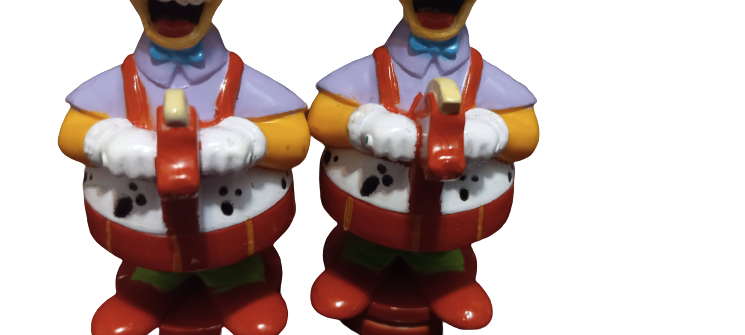 The Simpsons Orange Krusty The Clown Pawn Chess Replacement Lot of 2 | eBay