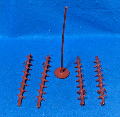 Classic Toy Soldiers/Marx Reissue Fort Apache Flag Pole & Ladders x 4 ...