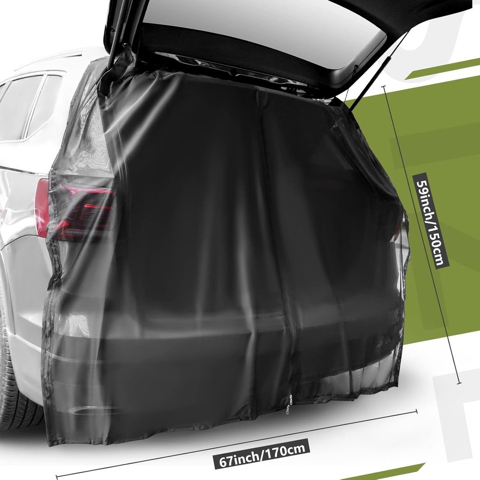 Car Camping Net Car Accessories Breathable Mesh Car Tent for Car ...