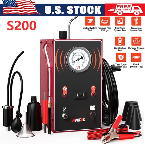 ANCEL S200 EVAP Smoke Leak Detector Automotive Smoke Machine Fuel Pipe ...