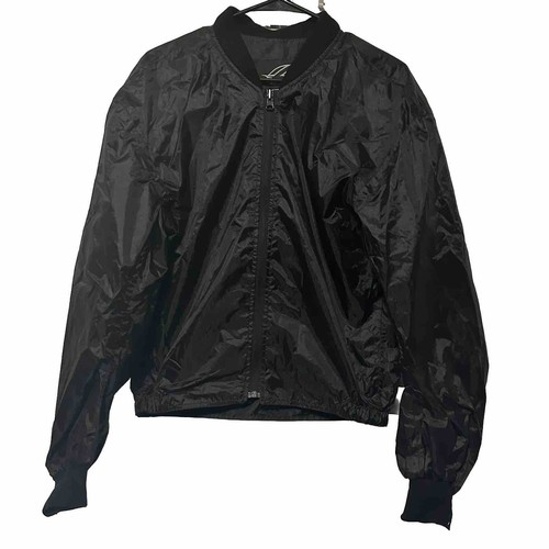 AVG SPORT Windbreaker Jacket Zip-up Black Medium | eBay