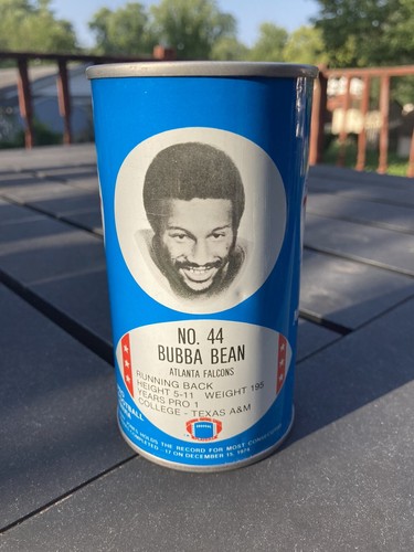 Vintage RC Cola NFL Atlanta Falcons Bubba Bean Can | eBay