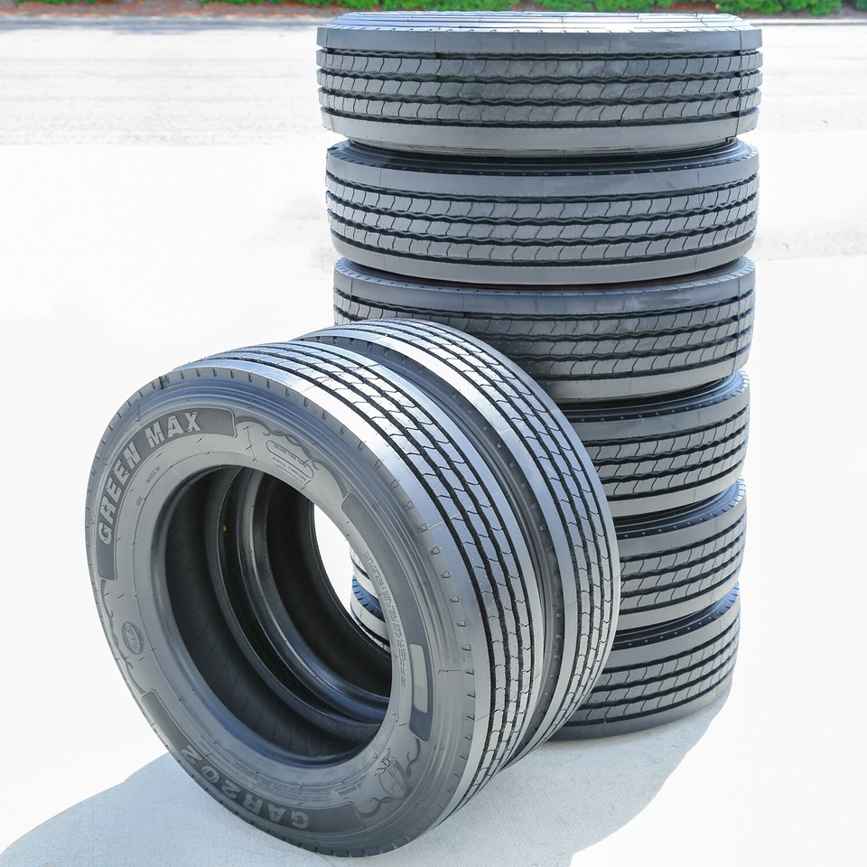 Tire Green Max GAR202 245/70R19.5 Load H 16 Ply All Position Commercial ...
