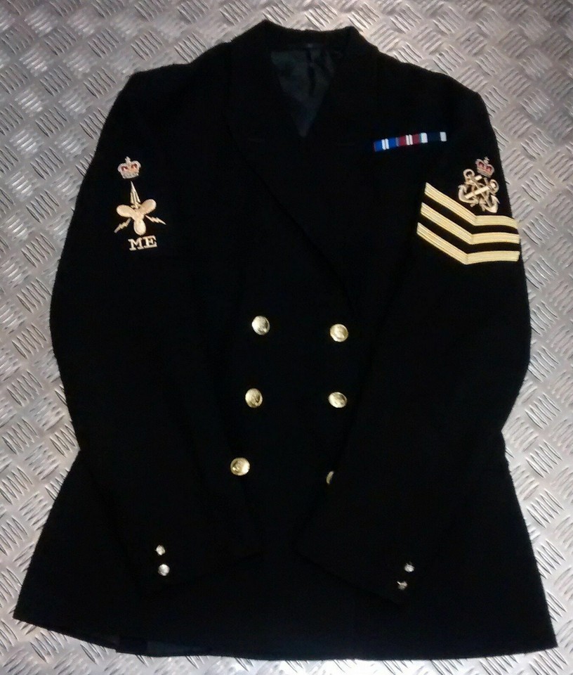 British Royal Navy RN Gold Chevrons Good Conduct Stripes Chief Petty ...