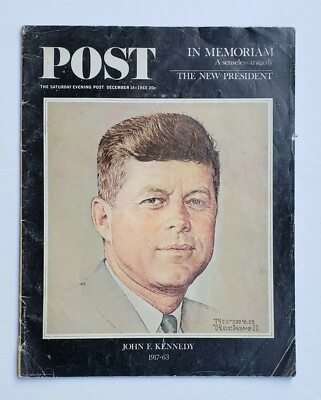 VINTAGE THE SATURDAY EVENING POST DECEMBER 14, 1963 ~IN MEMORIAM:JOHN F ...