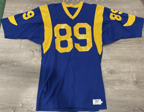 VINTAGE SPORTING GOODS WEST LA RAMS AUTHENTIC NFL GAME JERSEY LARGE | eBay