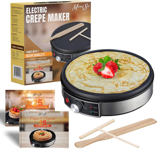 Electric Crepe Maker, Nonstick Multi-Function Tortilla Machine, Ideal for Crepes 7445022630676| eBay