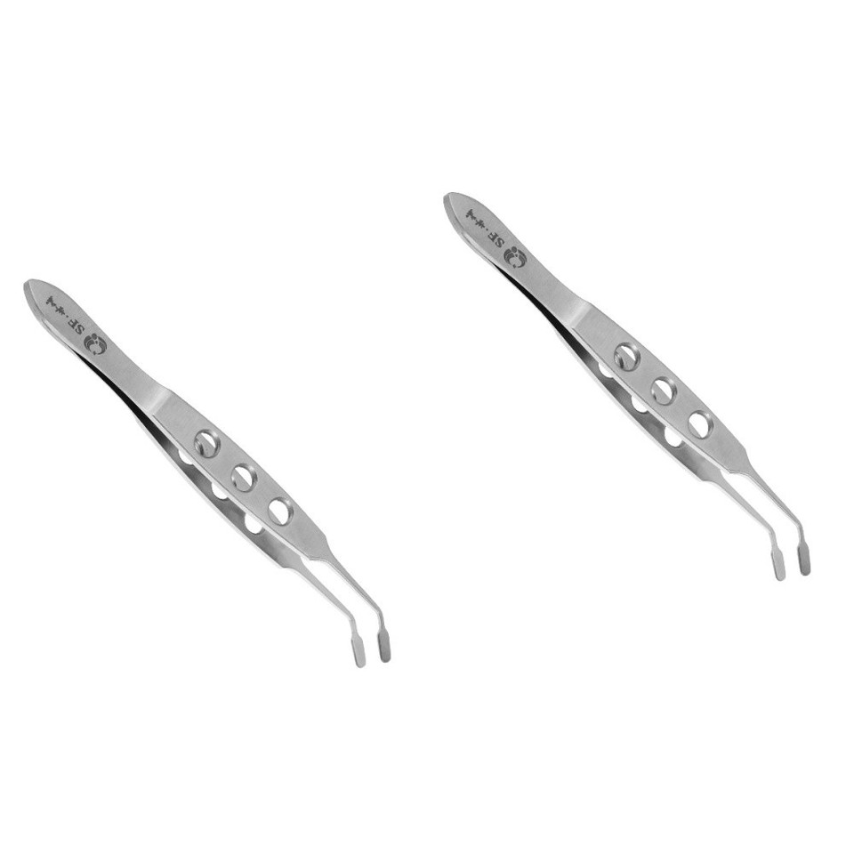 2 Pack Eye Tweezers Gland Expression Forceps Meibomian Tool Expressor ...