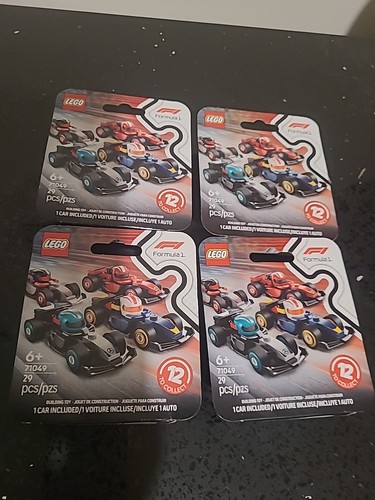 LEGO FORMULA 1 F1 Minifigures Blind Box Lot of 4 New & Sealed 71049 ...