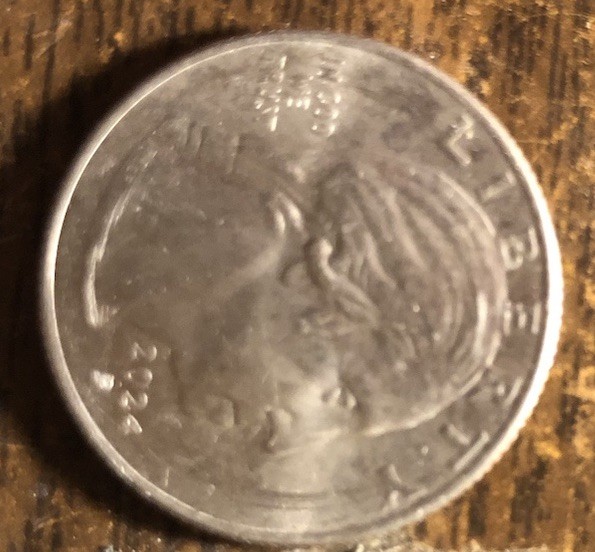 2024 P Error Quarter Extremely Rare Error on Reverse side U in Her head ...