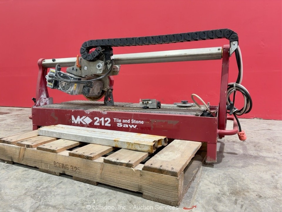 2021 Mk Diamond MK2124 Tile And Stone Wet Saw Masonry Electric Cutter ...