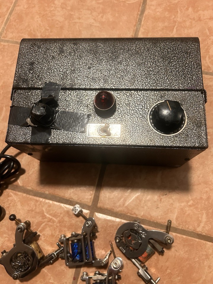 Vintage Tattoo Machine Lot Spaulding and Rogers Tattoo Supplies | eBay