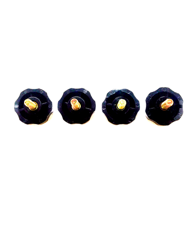 MOUNTING KNOBS 4 X THUMB-SCREWS FOR CB RADIOS HAM AMATEUR UHF GIMBAL ...