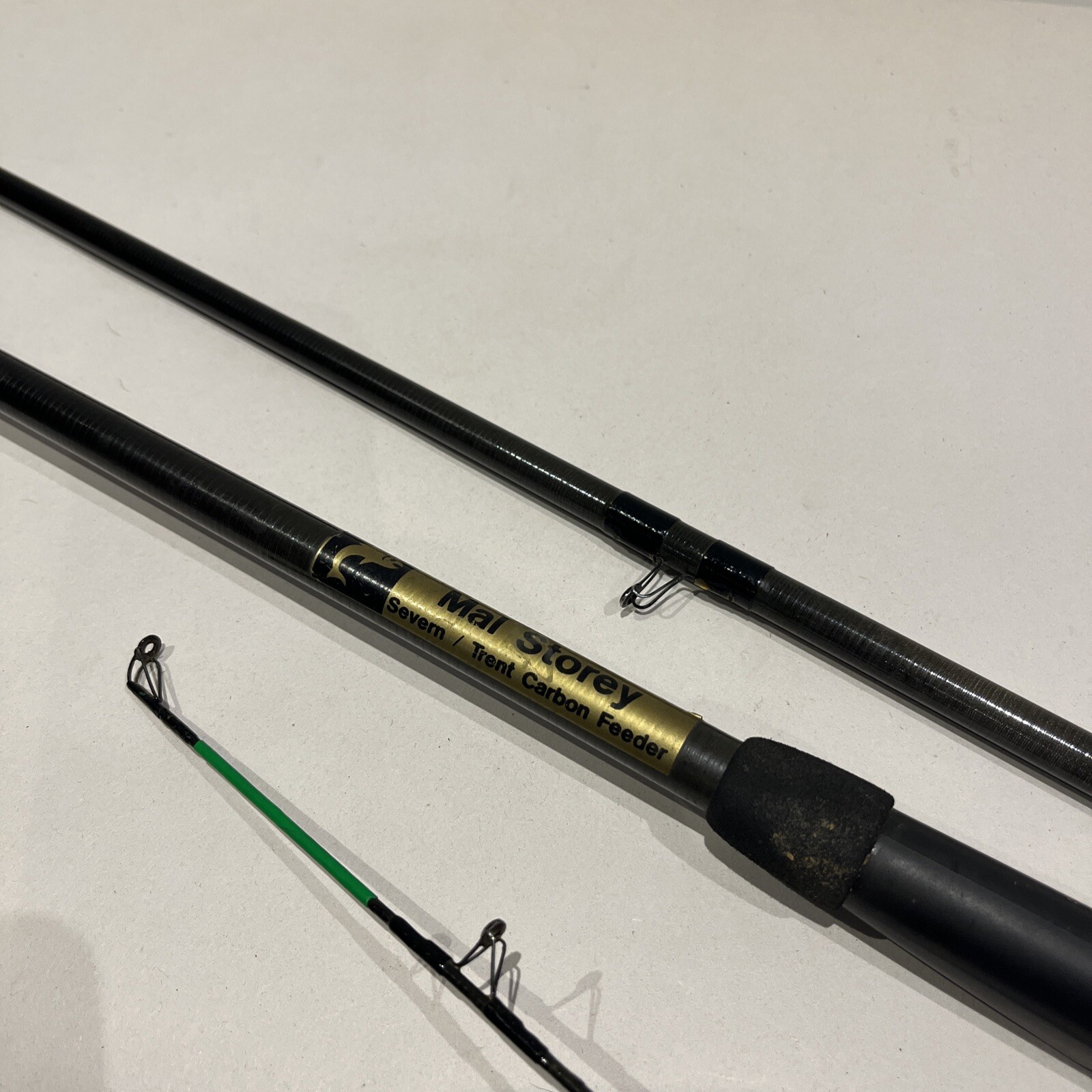 MAL STOREY Tricast Fishing Rod Severn Trent Carbon Feeder 12ft Tip Rare ...