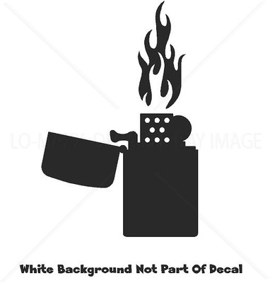 Vintage Cigarette Lighter Retro Car Truck SUV Decor Art Die Cut Vinyl ...