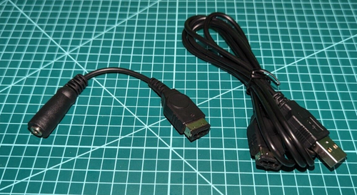 Gameboy Advance GBA SP USB Charger and Headphone Adapter Unofficial ...