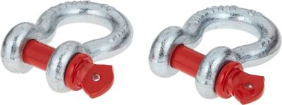 For Jeep Wrangler, UTV and Offroading Zinc Plated Recovery D-Ring 3/4 ...