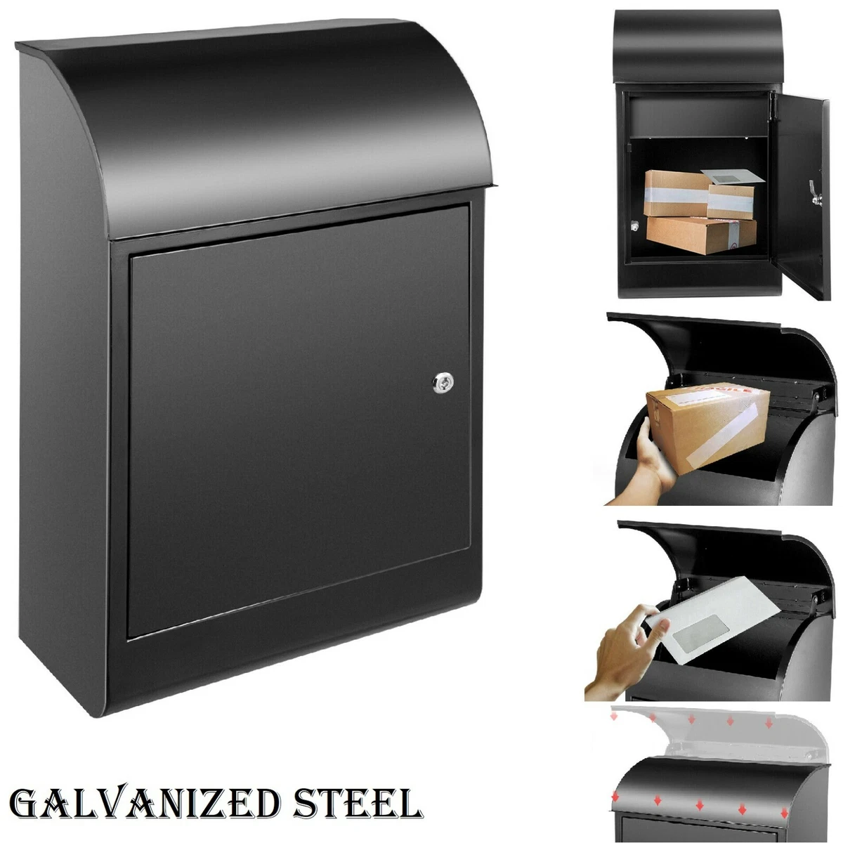 Wall Mounted Mail Boxes