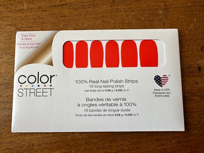 New COLOR STREET Nail Polish Strips HIGH VOLTAGE Retired | eBay