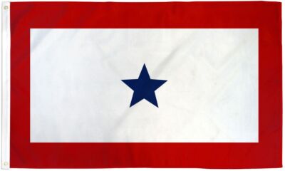 10 x "BLUE STAR SERVICE 1 STAR" flag 3x5 ft polyester banner Military ...