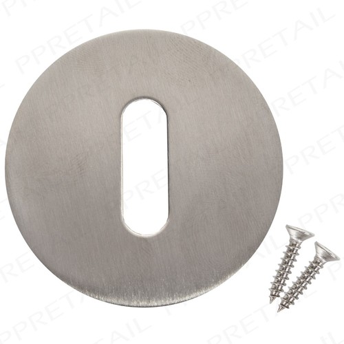 50mm/2" STAINLESS STEEL ESCUTCHEON Door Key Hole Lock Universal EASY ...