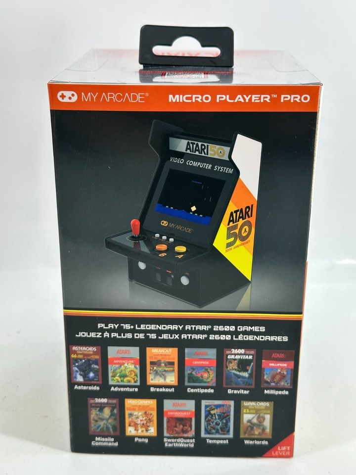 My Arcade Atari Micro Player Pro: 100 Video Games, 6.75" Mini Arcade ...