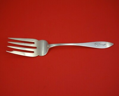 Buckingham Narrow by Shreve Sterling Silver Cold Meat Fork Applied Mono ...