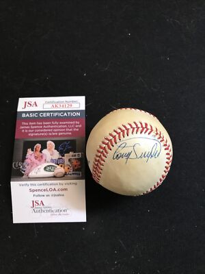 Cory Snyder Signed Autographed Official MLB Baseball JSA COA | eBay