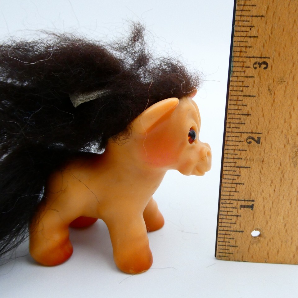 Thomas Dam Things Troll Pony Horse 3 inch Dark Brown Hair 1964 Toy ...