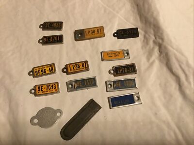 license plate ,key Rings Size,vintage,Ny,Worlds Fair | eBay