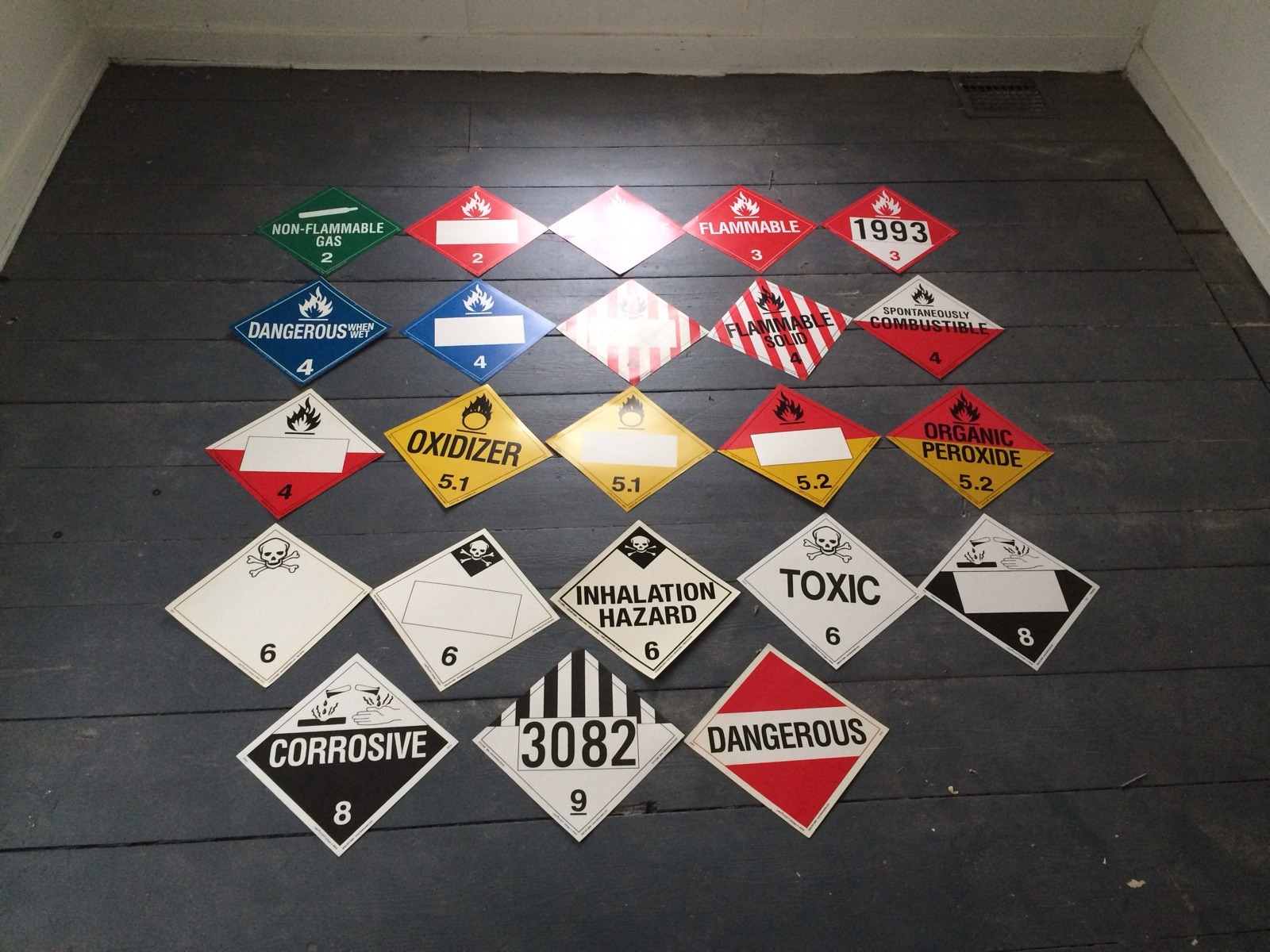 Wholesale Hazmat/placard Sign Business 13,000 Signs Plus | eBay