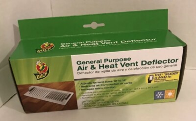 Duck General Purpose Heat and Air Vent Deflectors 10 to 14 inch B7 | eBay