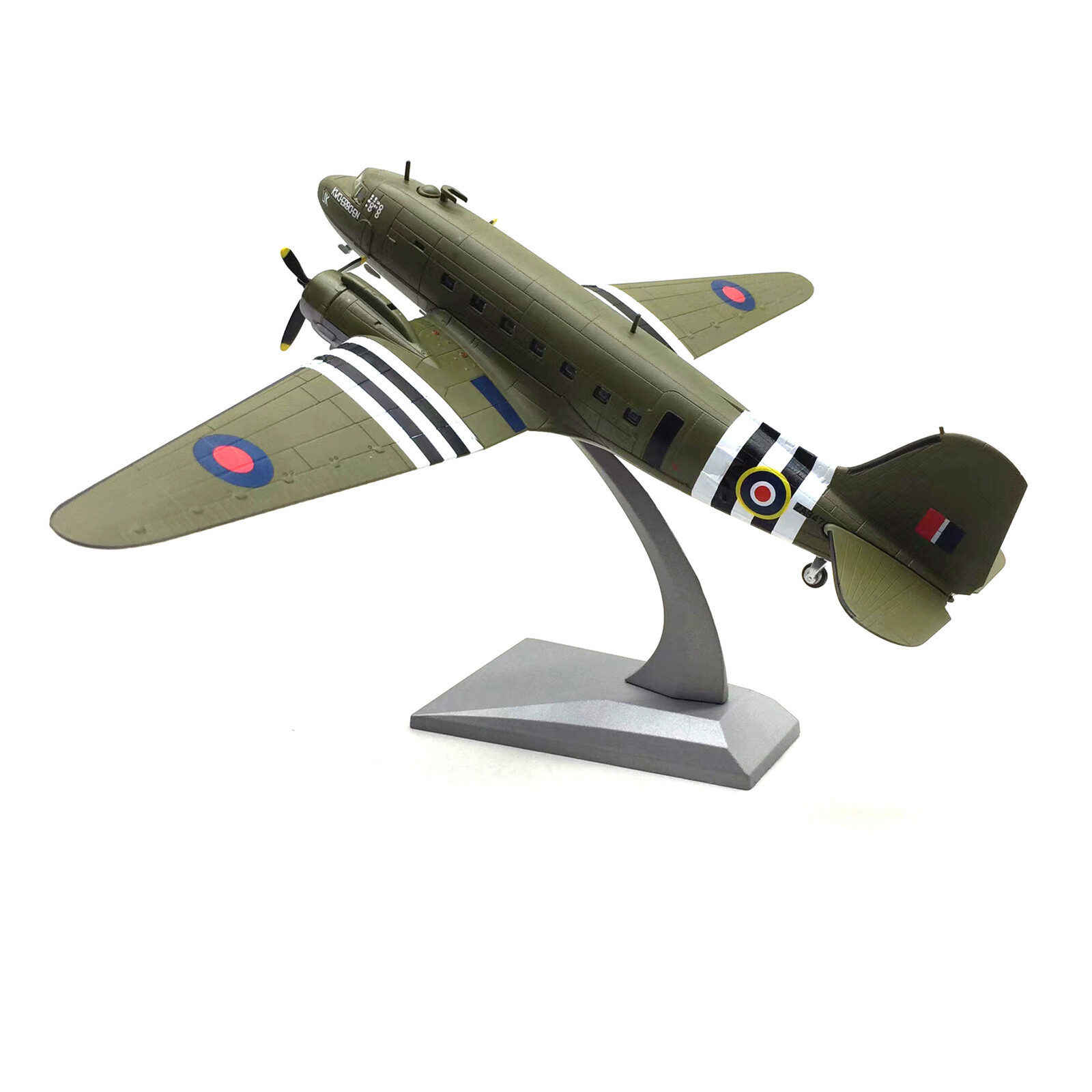 Alloy WWII C-47 Transport Aircraft 1/100 Scale Alloy Aircraft Model ...
