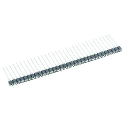 10 x 32 Way 2.54mm Turned Pin Single In Line SIL Socket 17.8mm Height ...