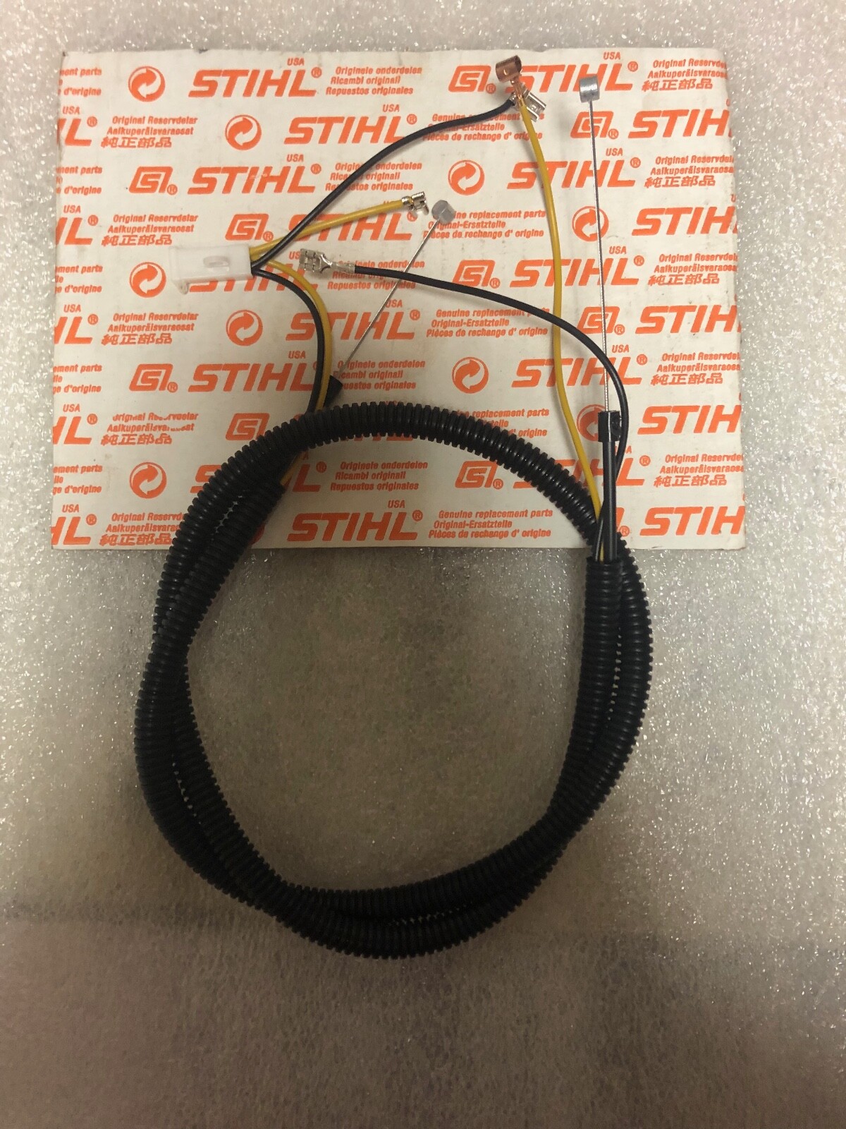 Stihl fs91 fs111 fs131 throttle cable FOR Bike handle 40-3/4" 4180 180 ...