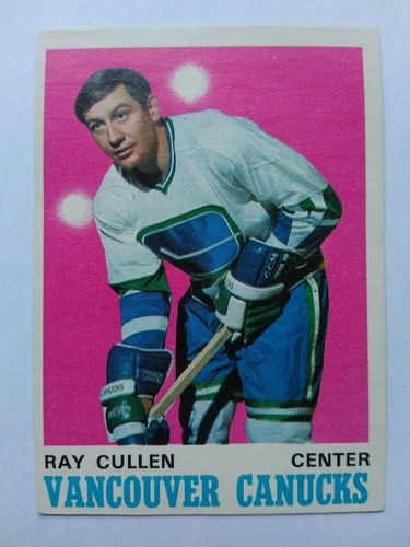 1970-71 OPC O-Pee-Chee #228 Ray Cullen Vancouver Canucks - NM B | eBay