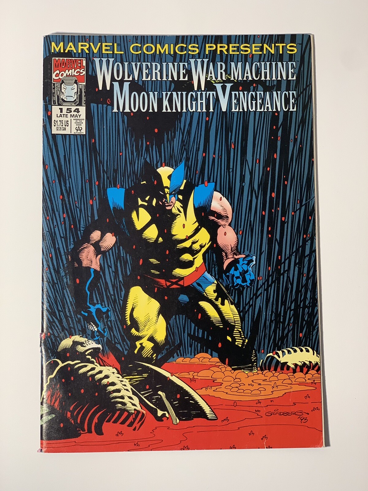 Wolverine, War Machine, Moon Knight, Vengeance - Issue #154 (1993) | eBay