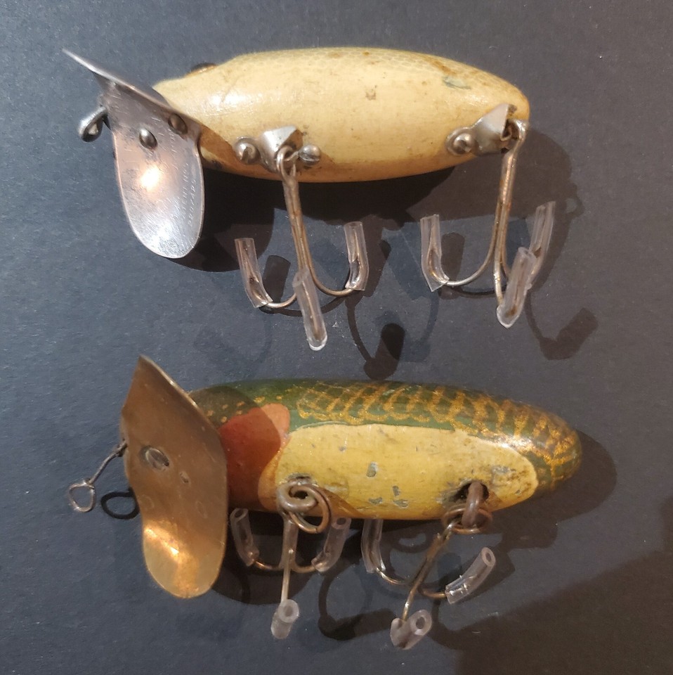 Two vintage Jitterbug Lures - One Arbogast & One No-Brand | eBay
