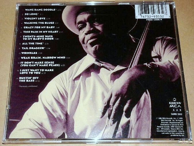 WILLIE DIXON-ORIGINAL WANG DANG DOODLE:THE CHESS RECORDINGS-CD-(Delta ...