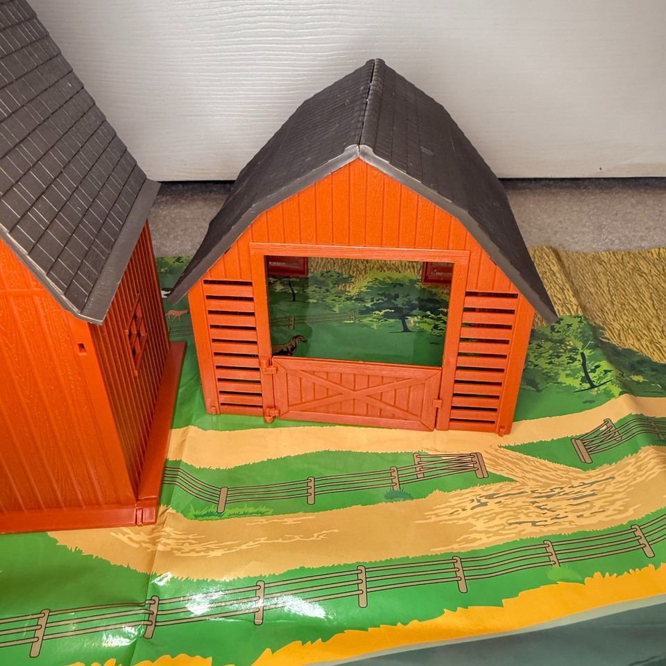 Popak New Ray Country Life Farm Barn Windmill Cow Steer Chickens ...