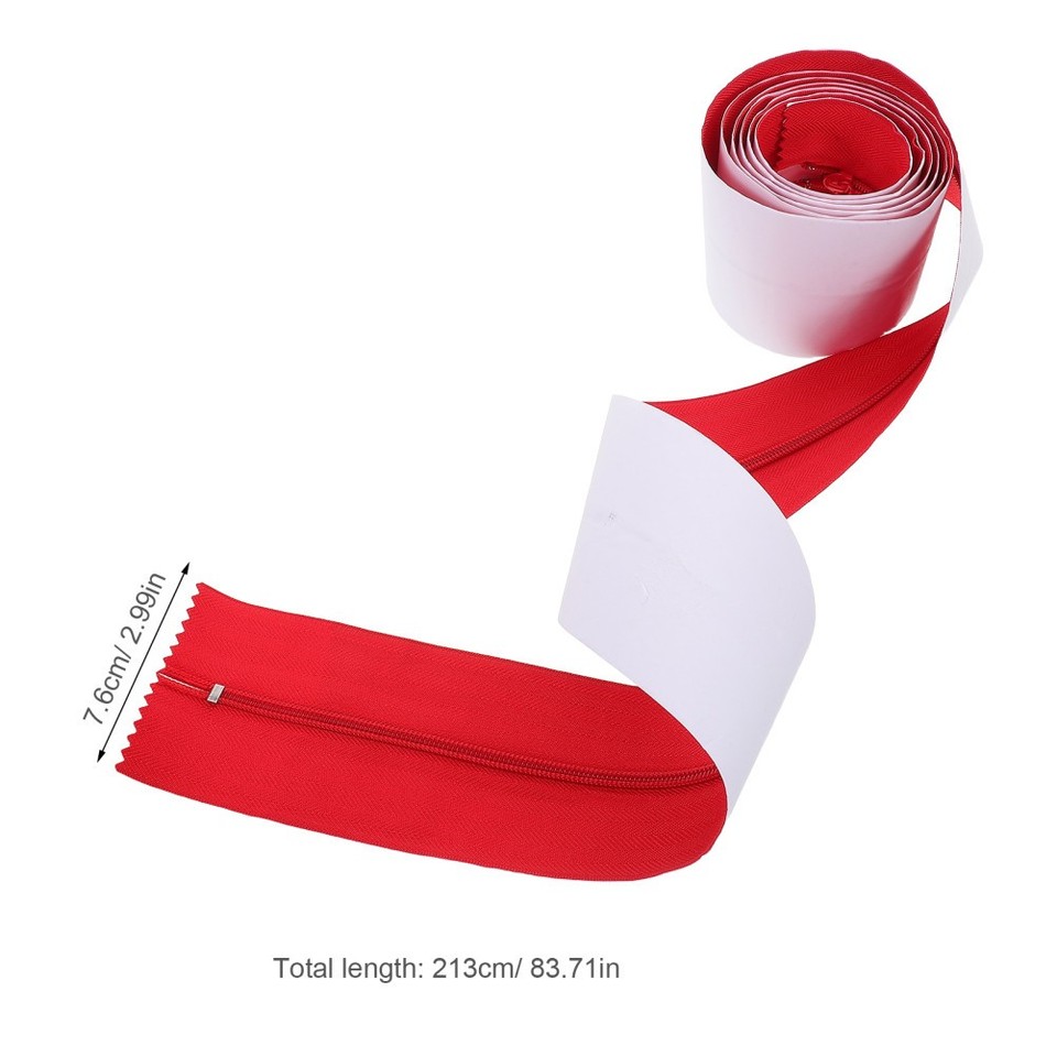 Replacement Zipper Door Dust Protector Soundproofing Strip Barrier ...