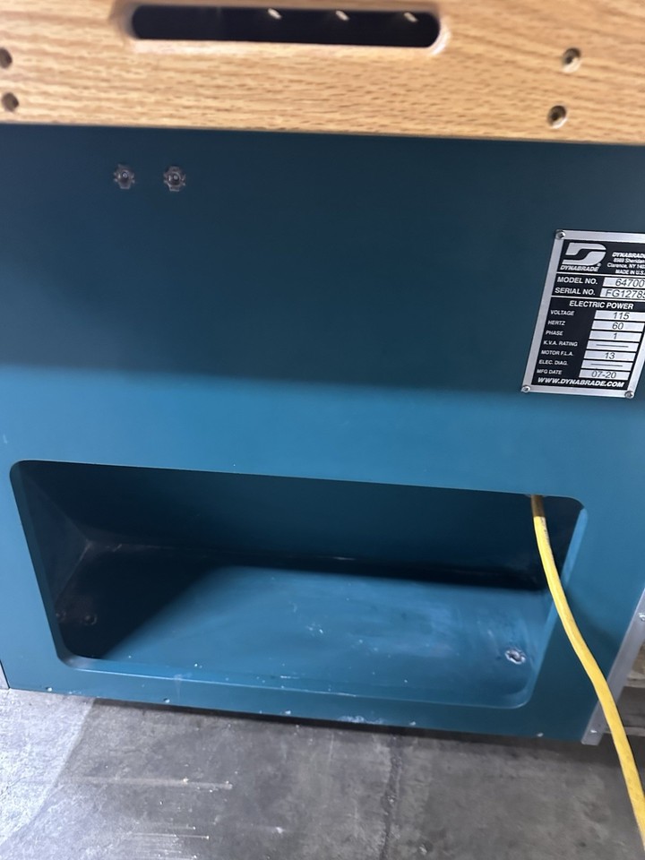 NICE Dynabrade 64700 Down Draft Sanding Table 36”x72” Single Phase 110v ...