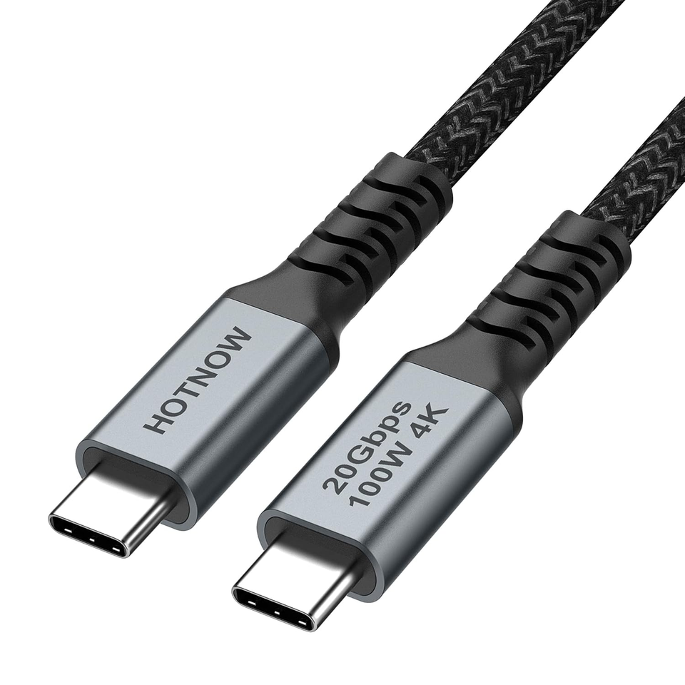 Short USB C Monitor Cable 0.5M 1Pack, 50Cm USB C Video Cable 4K @60Hz ...