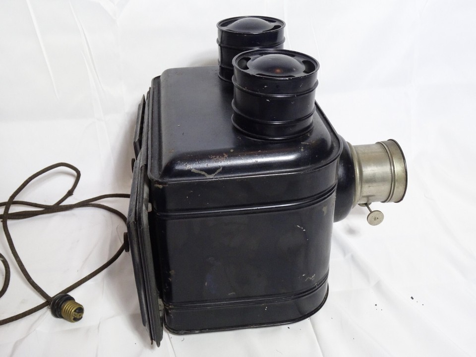ANTIQUE MIRROSCOPE CLEVELAND MAGIC LANTERN POST CARD PROJECTOR | eBay