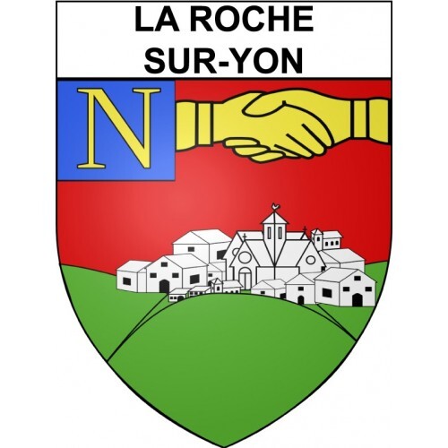 La Roche-sur-Yon 85 ville Stickers blason autocollant adhésif | eBay