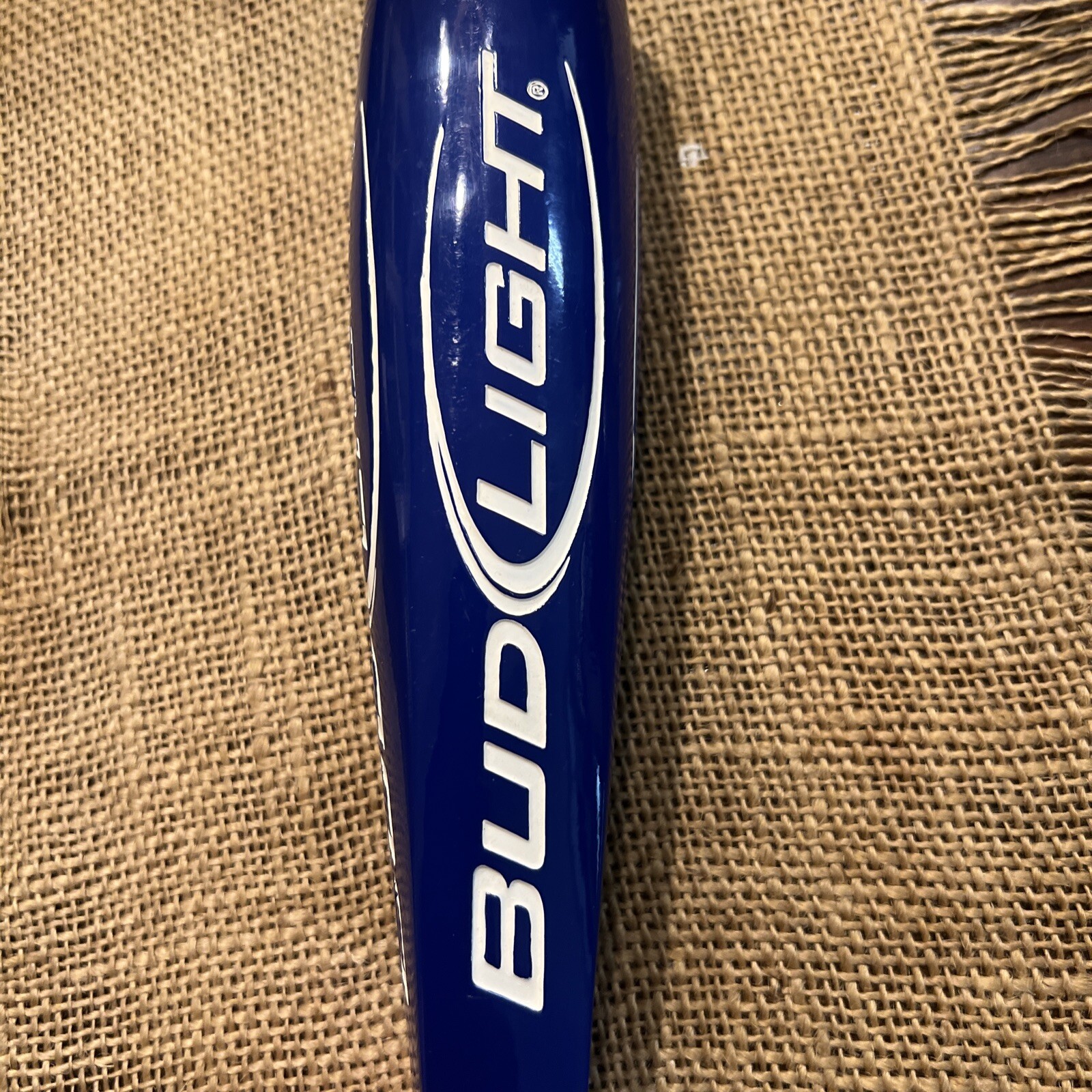 Bud Light Draft Beer Tap Handle Blue/White & Silver Gray | eBay